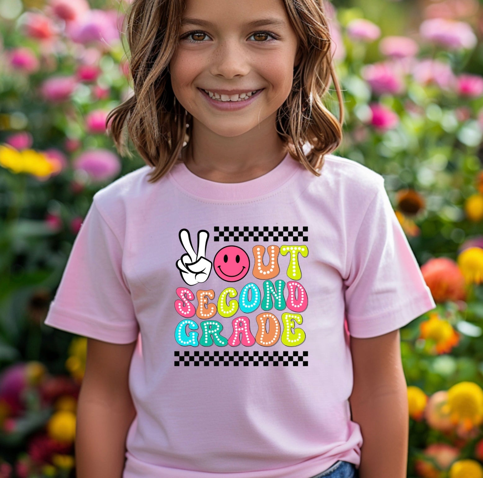 Peace Out Second Grade – Happy Standard Apparel Co