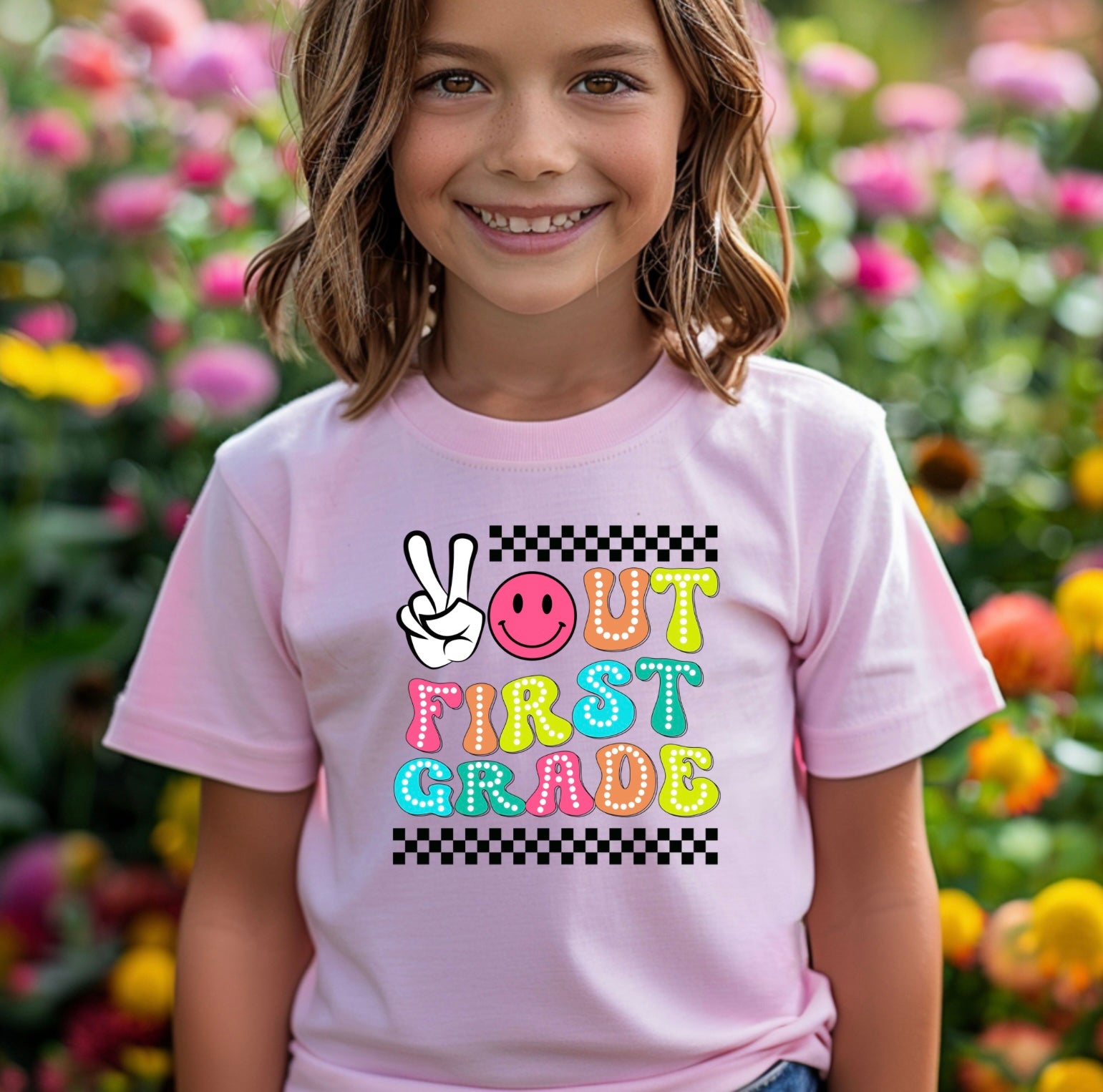 Peace Out First Grade – Happy Standard Apparel Co