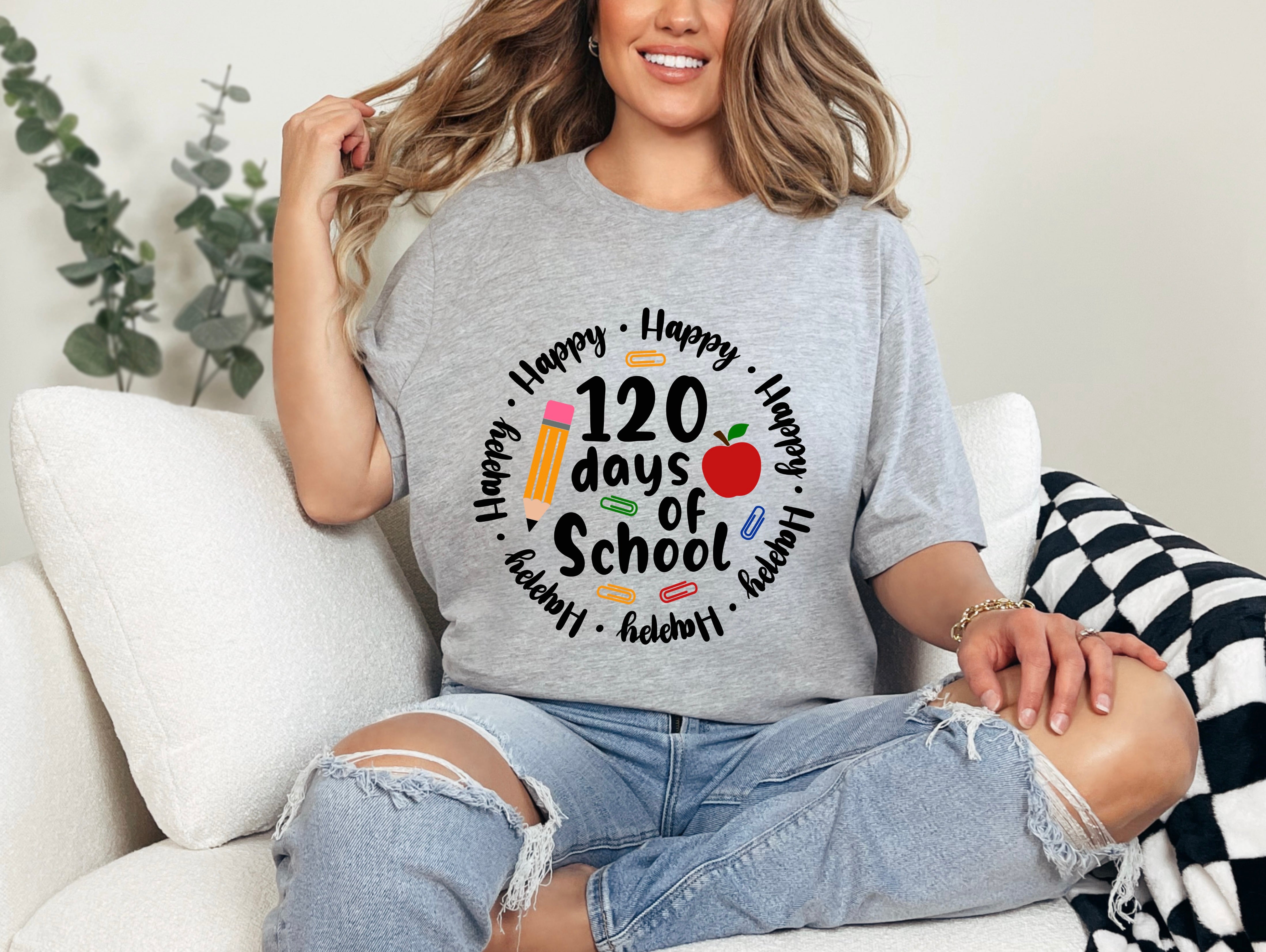 120 Days of School! Tee – Happy Standard Apparel Co
